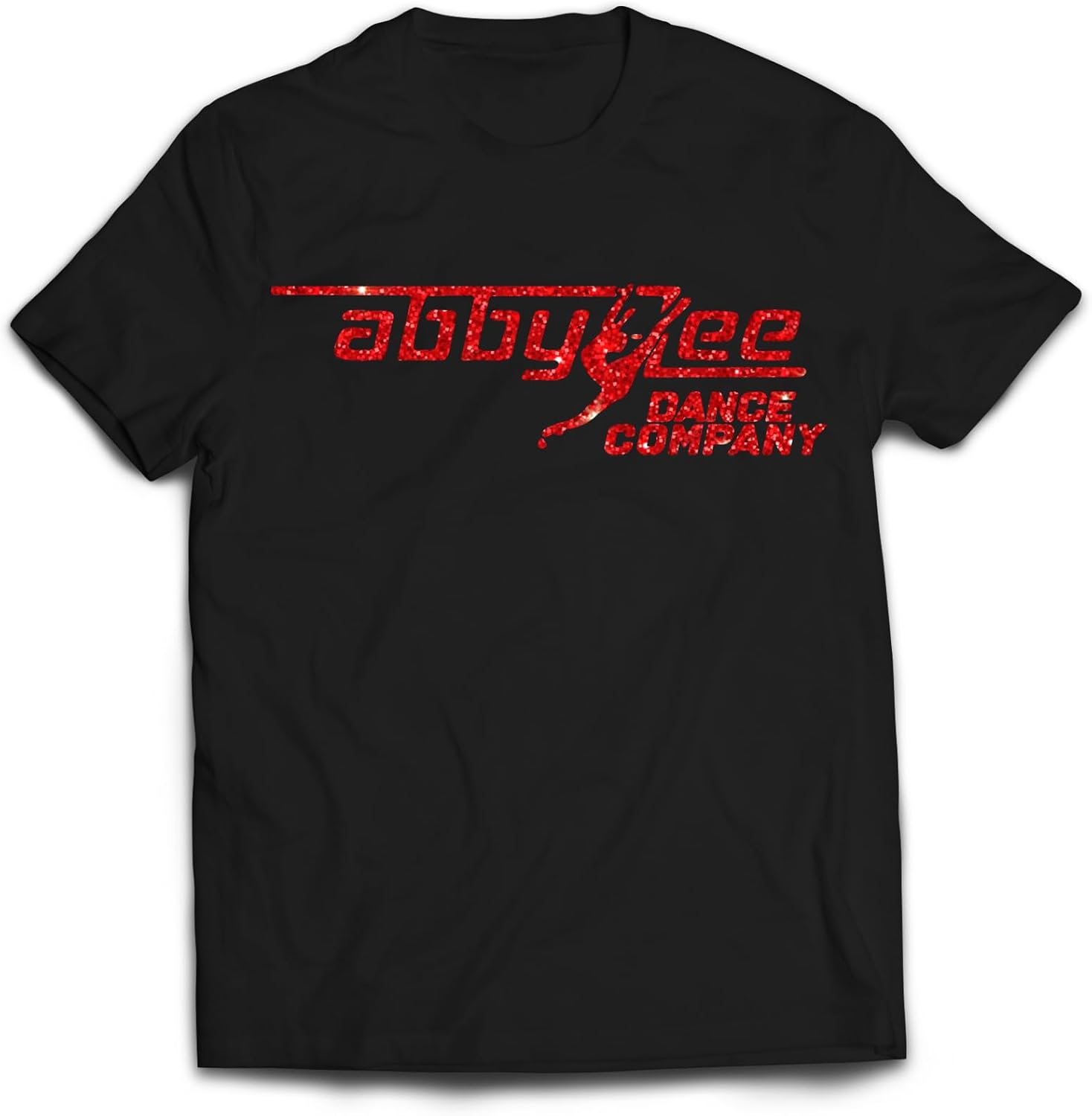 Amazon.com: Vintage-Abby-lee-Dance-Company-red-Glitter-T-Shirt-Short ...