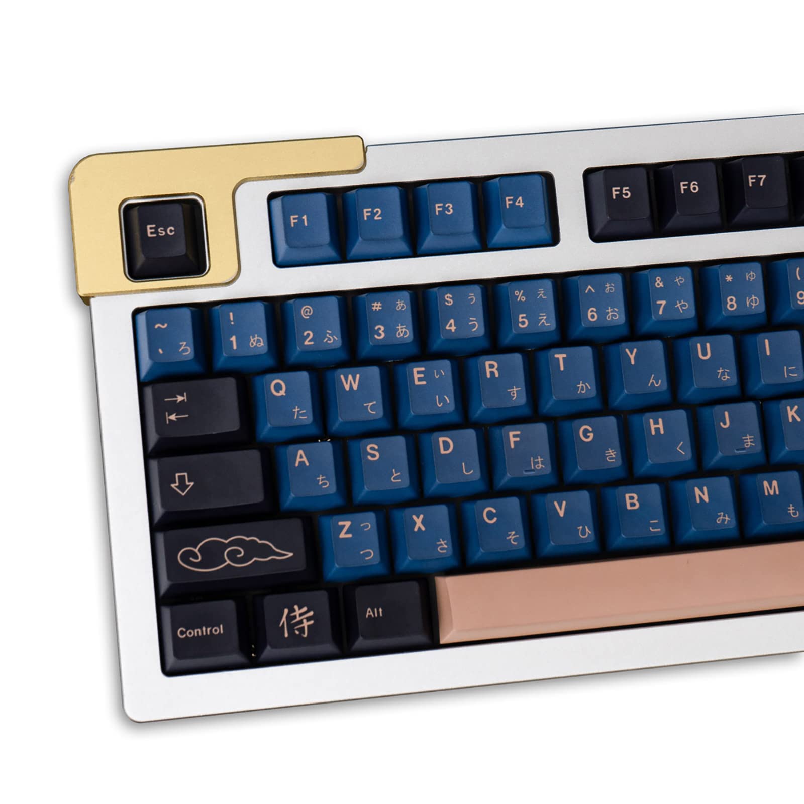 Blue Samurai Keycaps 129 Keys Cherry Profile Dye Sub Pbt | Desertcart ...