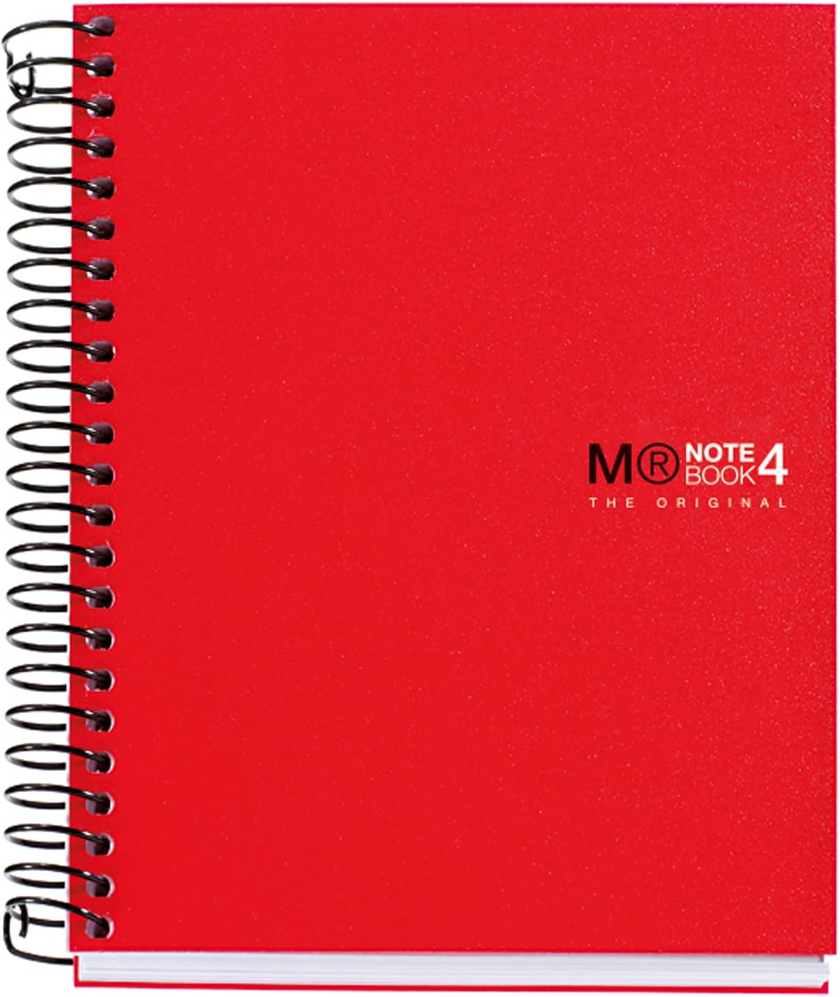 Amazon.com : Miquelrius 8 Subject Spiral Notebook, College Ruled, Red ...