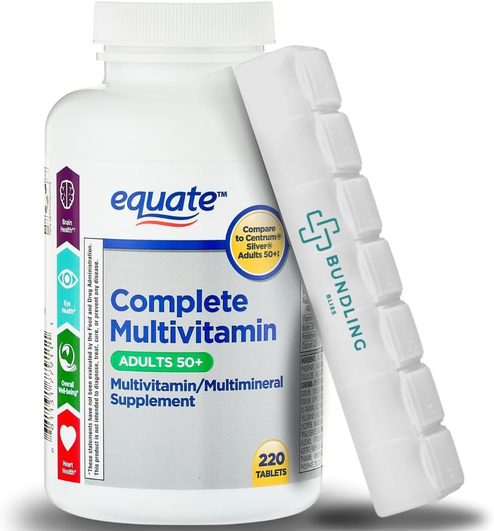 Amazon.com: Equate Complete Multivitamin for Men 50+, 200 Ct : Health ...