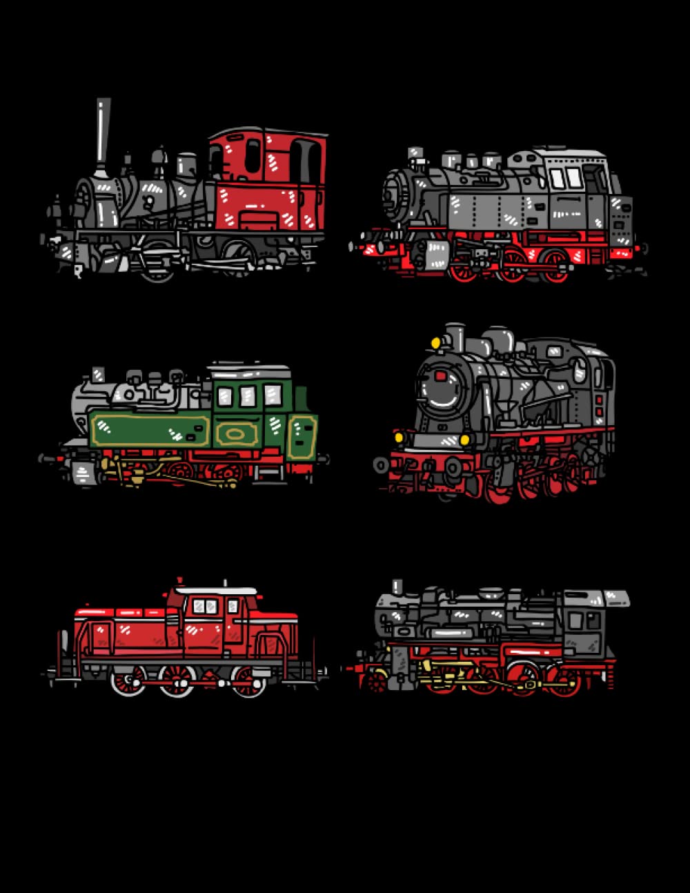 Steam Locomotive - I Have A One Track Mind Train Inventory Log Book ...
