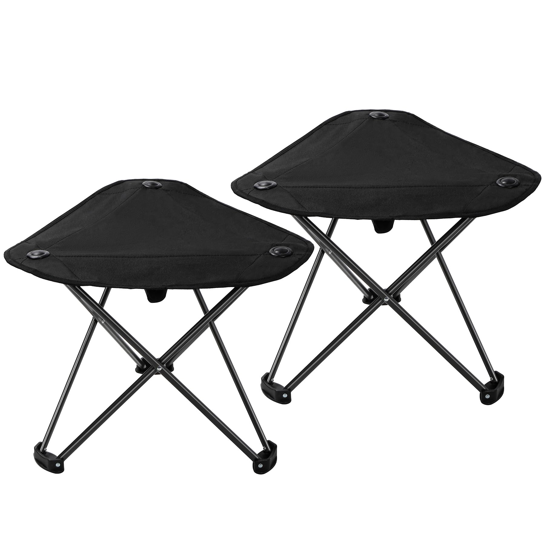 Snapklik.com : 2 Pack Extra Wide Camping Stools, Oversized Surface ...