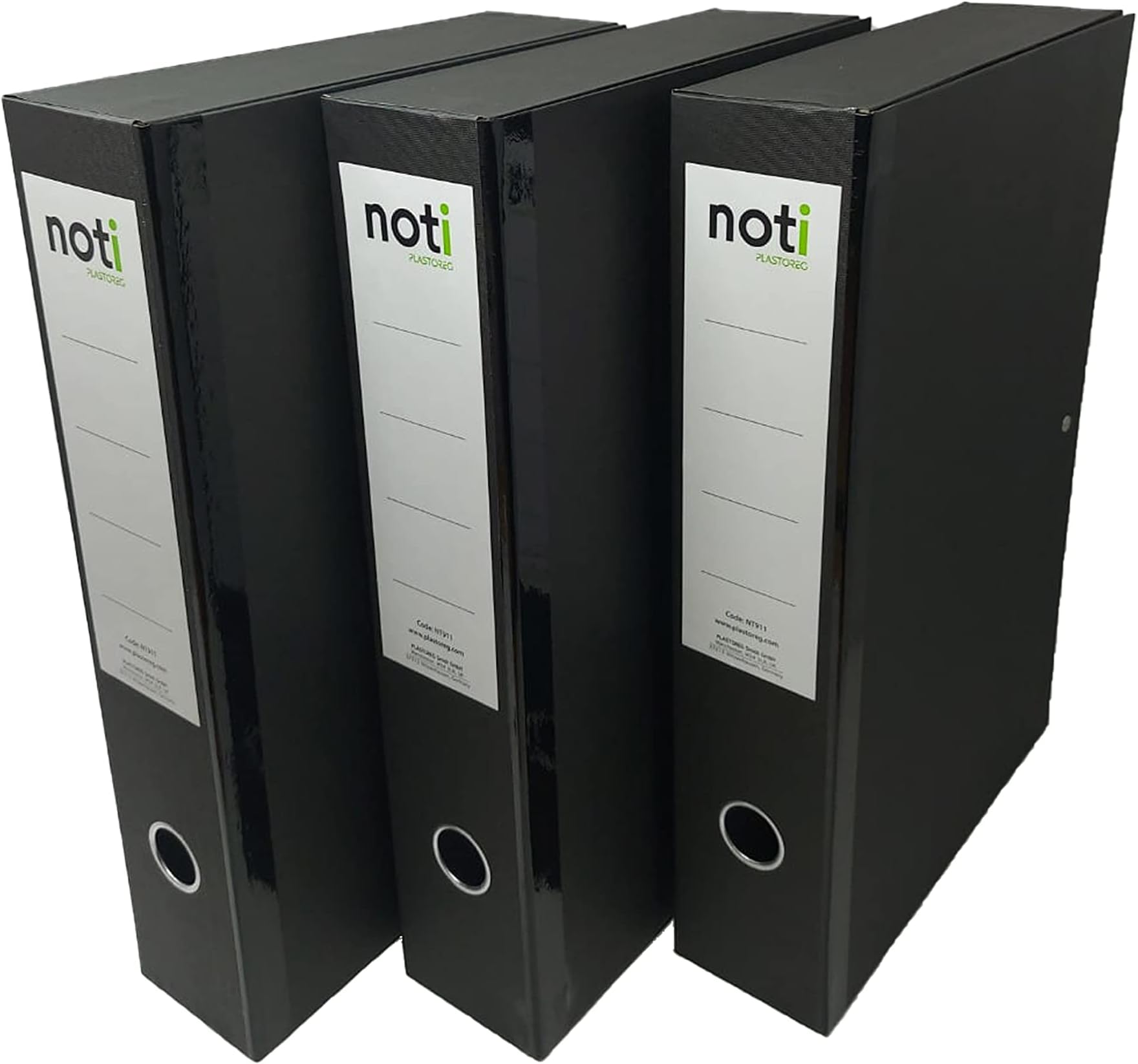 5 Star Office Box File Lock Spring with Ring Pull and Catch 75mm Spine ...