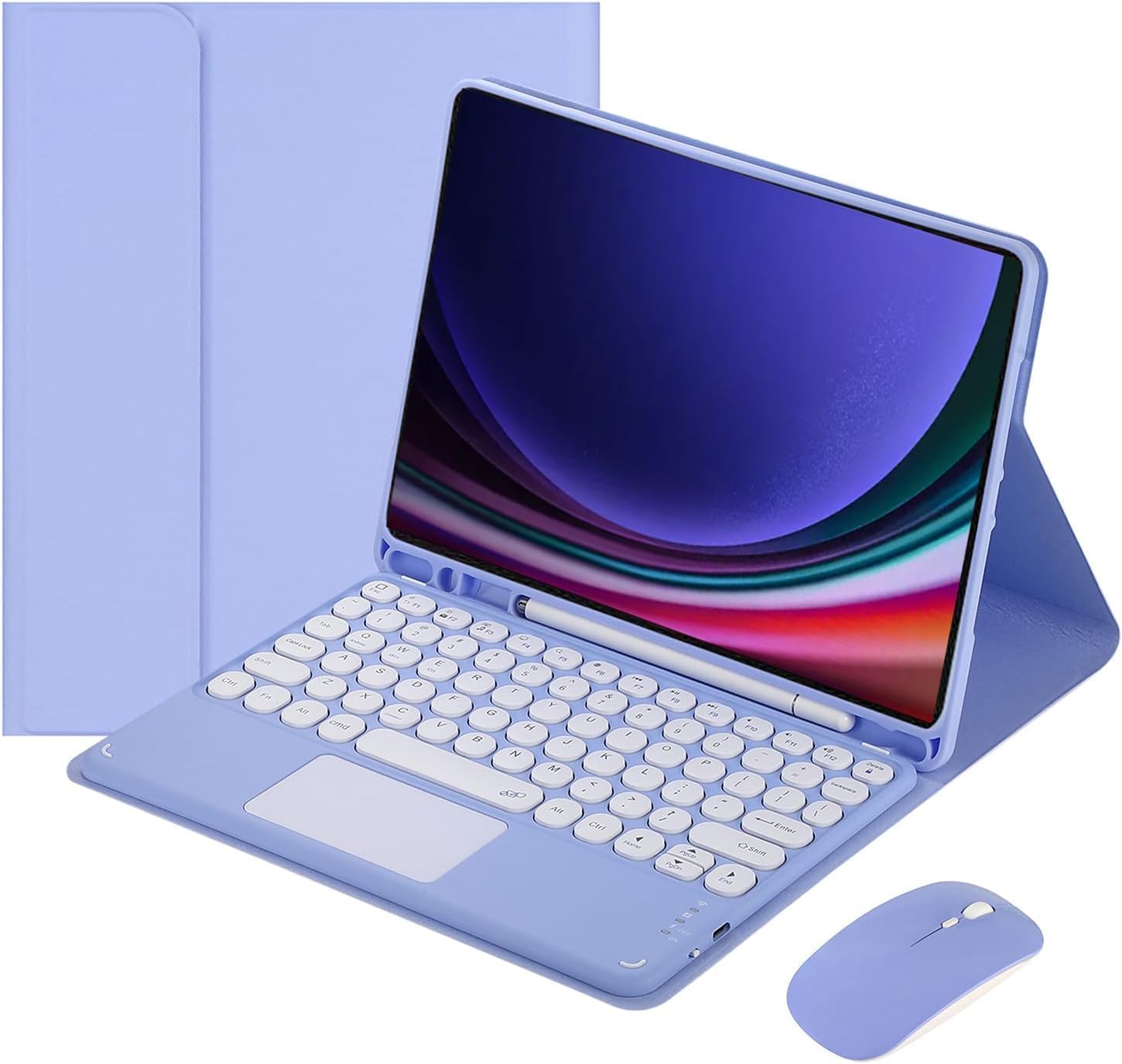 Funda con Teclado para Samsung Galaxy Tab S9 FE 10.9"/ Tab S9 11 ...