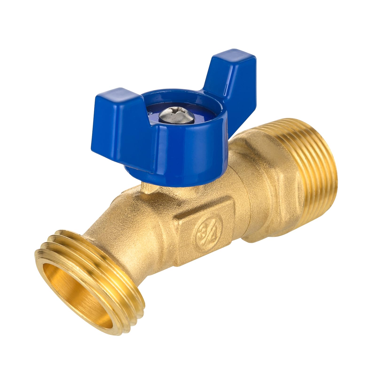 HeSun 1-Pack Outdoor Hose Bibb Faucet/Valve,1/4-Turn Garden Spigot,3/4 ...