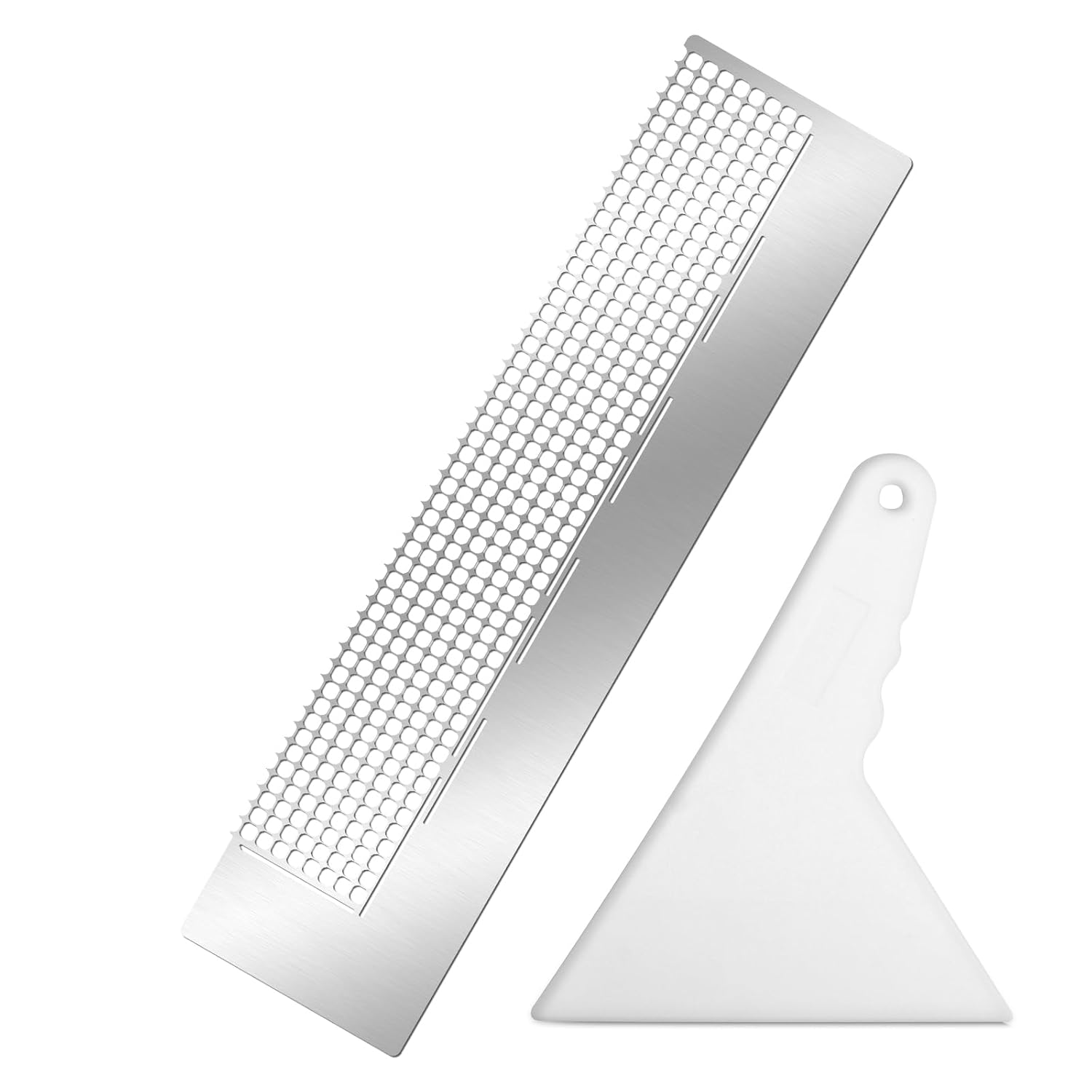 Amazon.com: 2PCS Stainless Diamond Painting Ruler Steel 5D Drawing Mesh ...