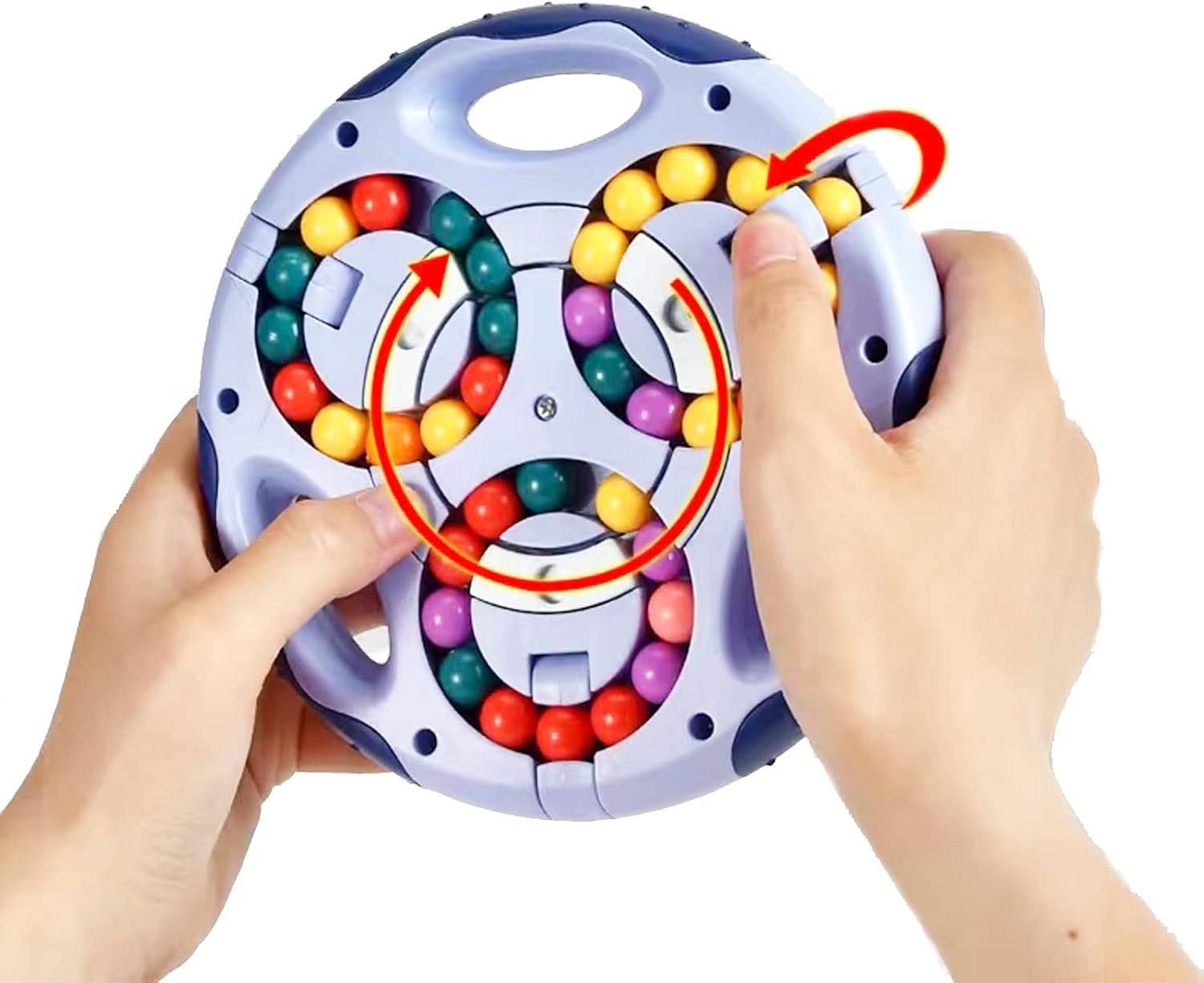 KAMINRUN Rotating Magic Bean,IQ Game Cube Toy, Patience Games Magic ...