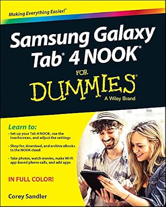 Amazon.com: Samsung Galaxy Tab 4 NOOK For Dummies (For Dummies Series ...