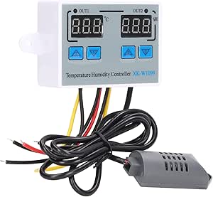Amazon.com: Digital Temperature Humidity Controller, High Accuracy 10A ...