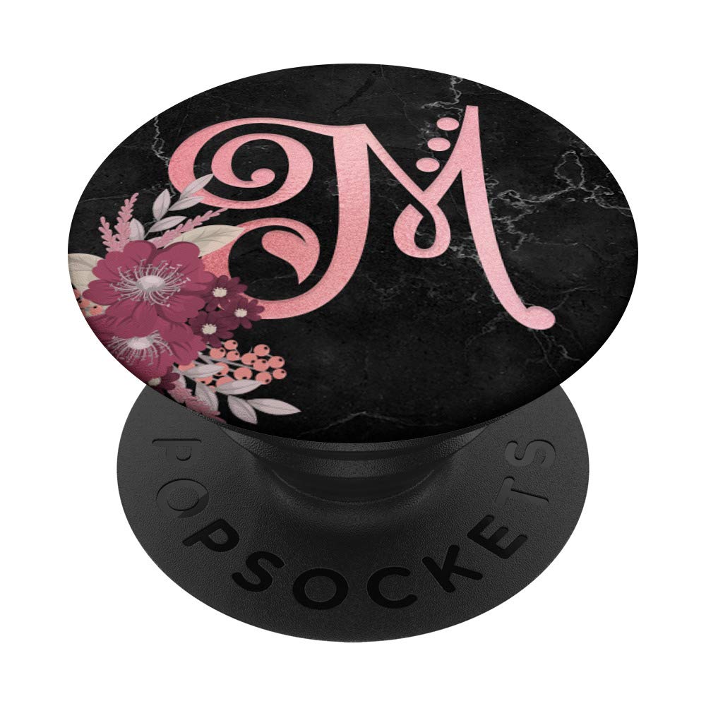 The Letter M In Pink And Black