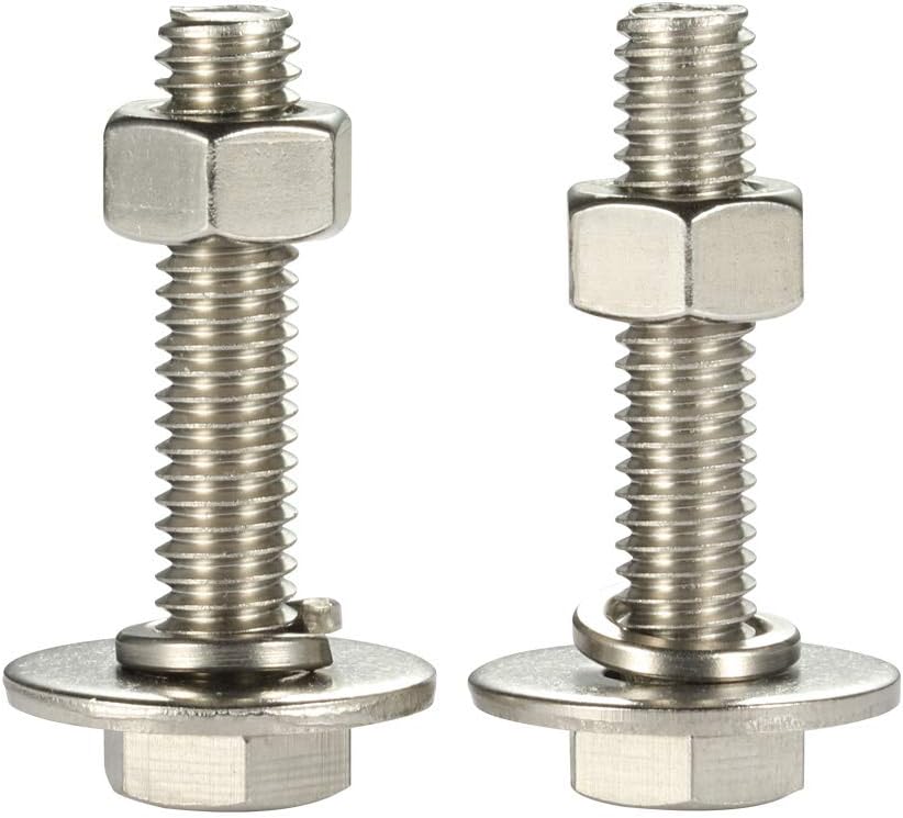 10 Sets 1 4 20 X 3 4 34 Hex Extra lar Bolts Screws Nuts Max 89 OFF Head