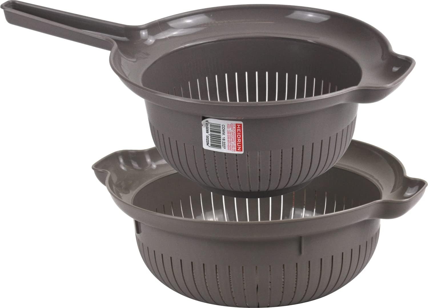 Heidrun Colour Plastic Colander Strainer 2pc 30cm 24cm (Talpa) : Amazon ...