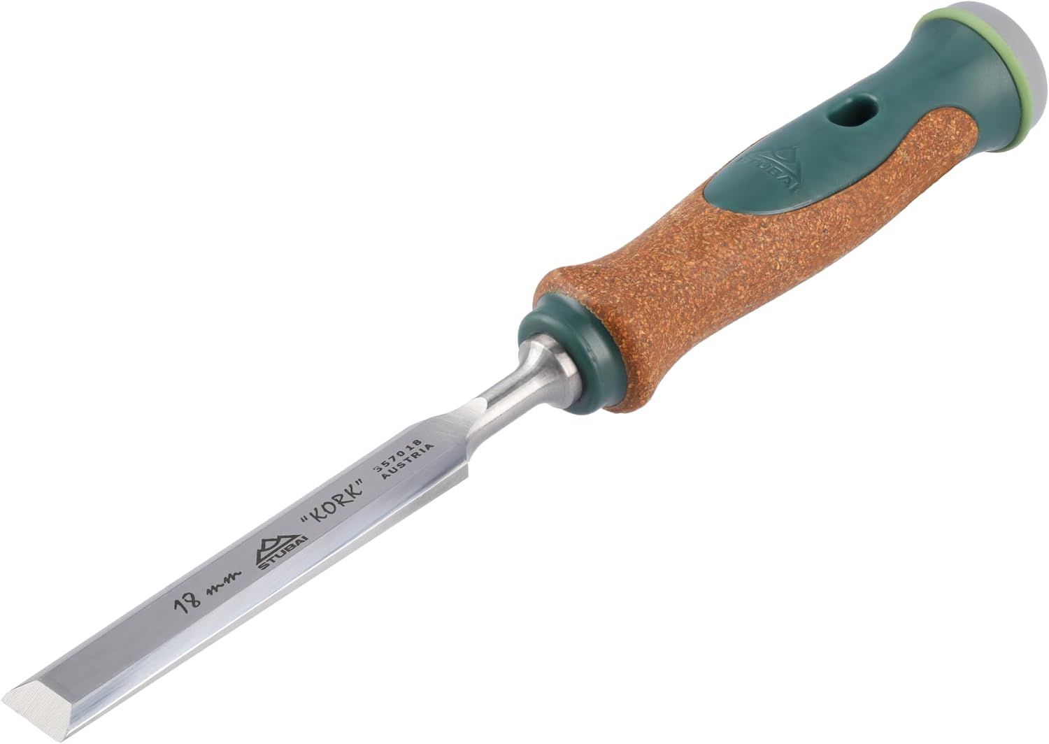 357018 Special Wood Chisel "Swedish Type" 18mm with Cork Handle ...