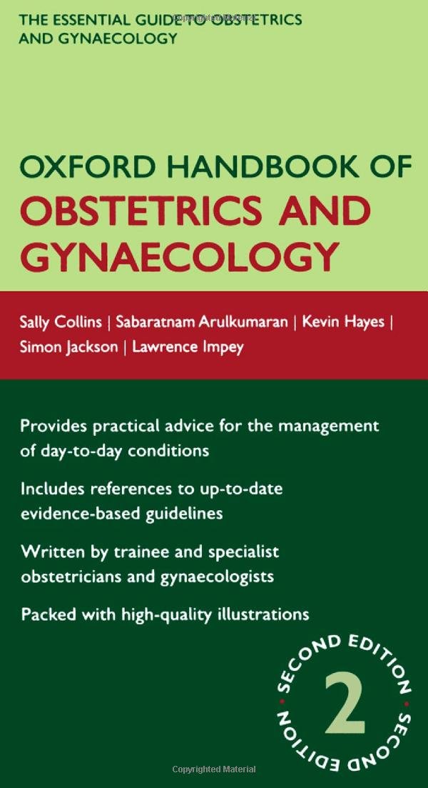 Oxford Handbook of Obstetrics and Gynaecology (Oxford Handbooks Series ...