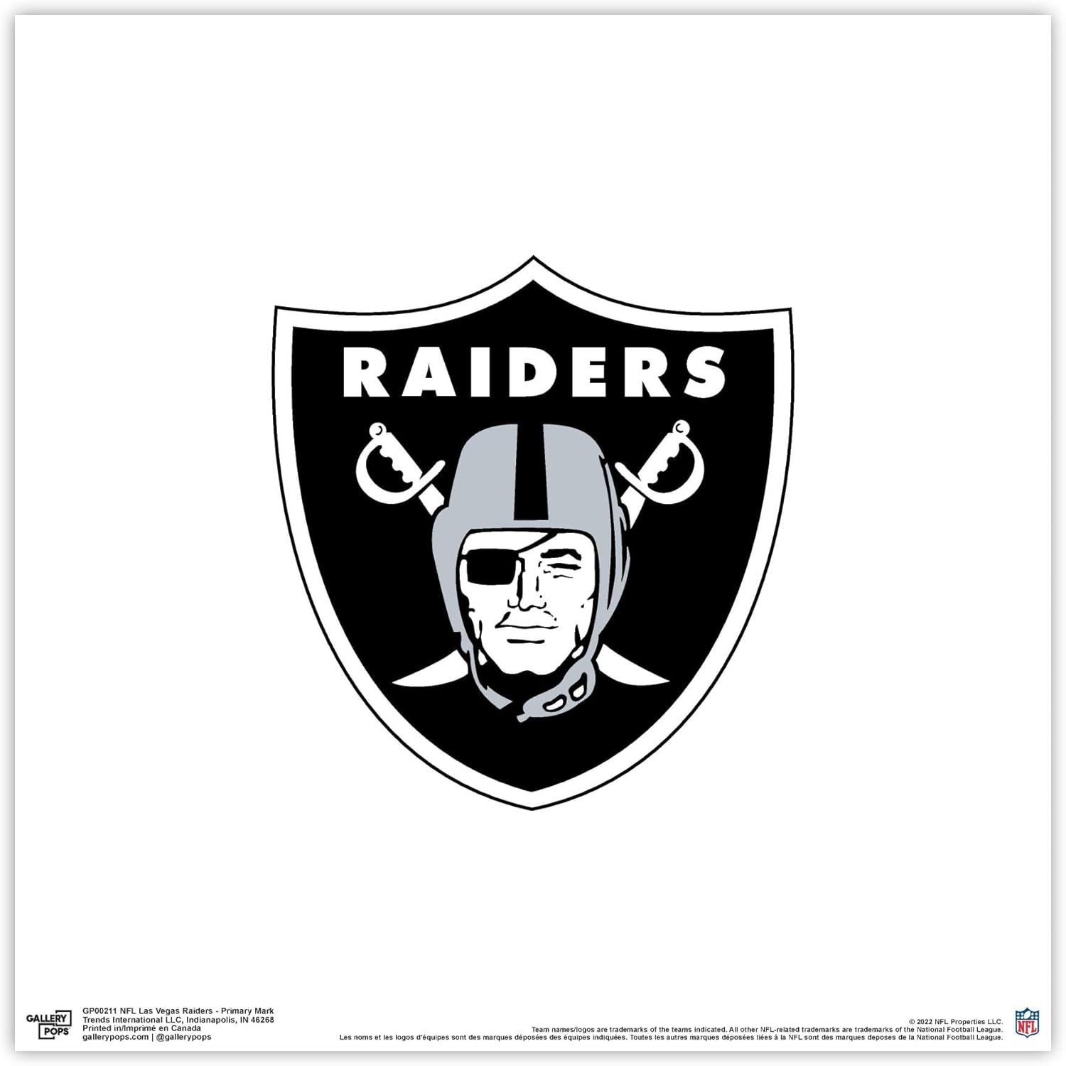 Amazon.com: Trends International Gallery Pops NFL Las Vegas Raiders ...