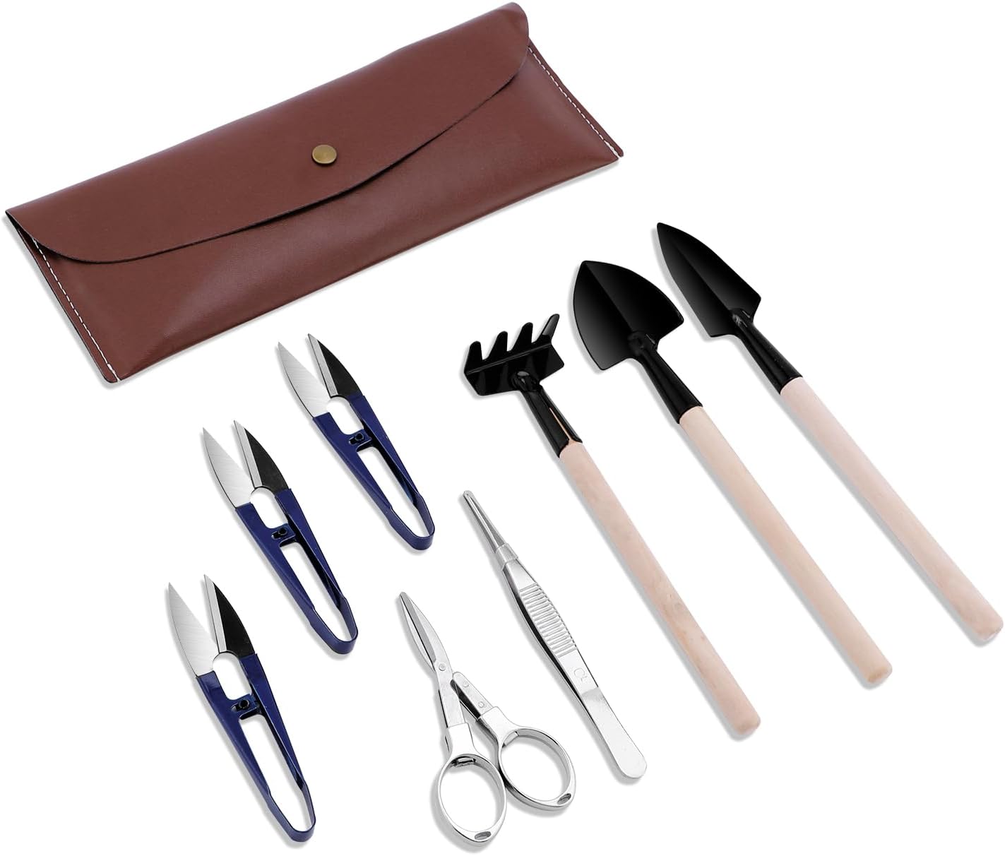 Amazon.com: Planters' Choice Premium Bonsai Tool Kit + Bonsai 101 Book ...
