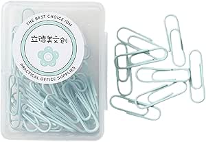 Amazon.com : 28/50MM Coated Paper Clips Small Paperclips Office Paper ...
