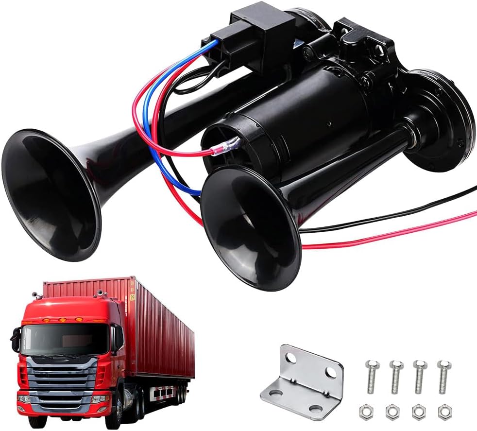 Amazon.fr : YIDA Klaxon de camion Air Horn 150db Car Horn klaxon de ...