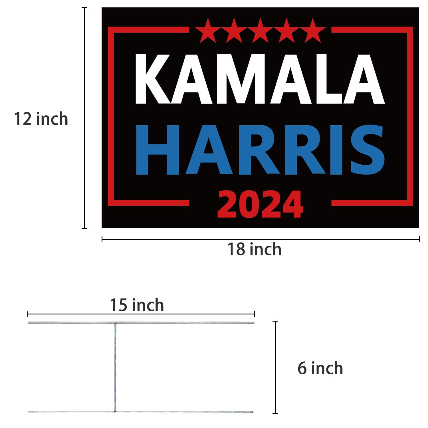 Snapklik.com : Kamala Harris For President Yard Sign, Kamala Harris ...