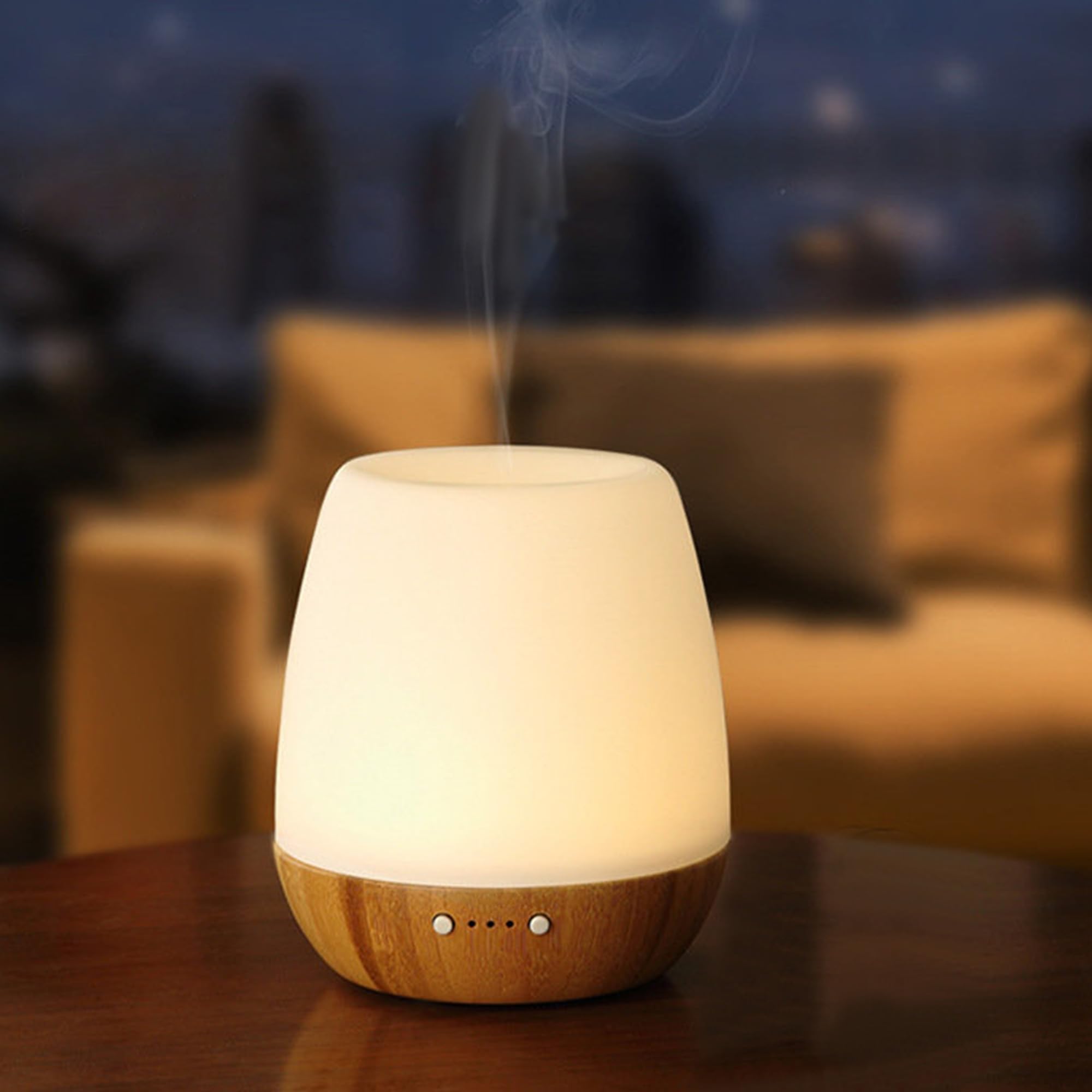 Amazon.com: Portable Diffuser Essential Oil Diffusers,Wood Aromatherapy ...