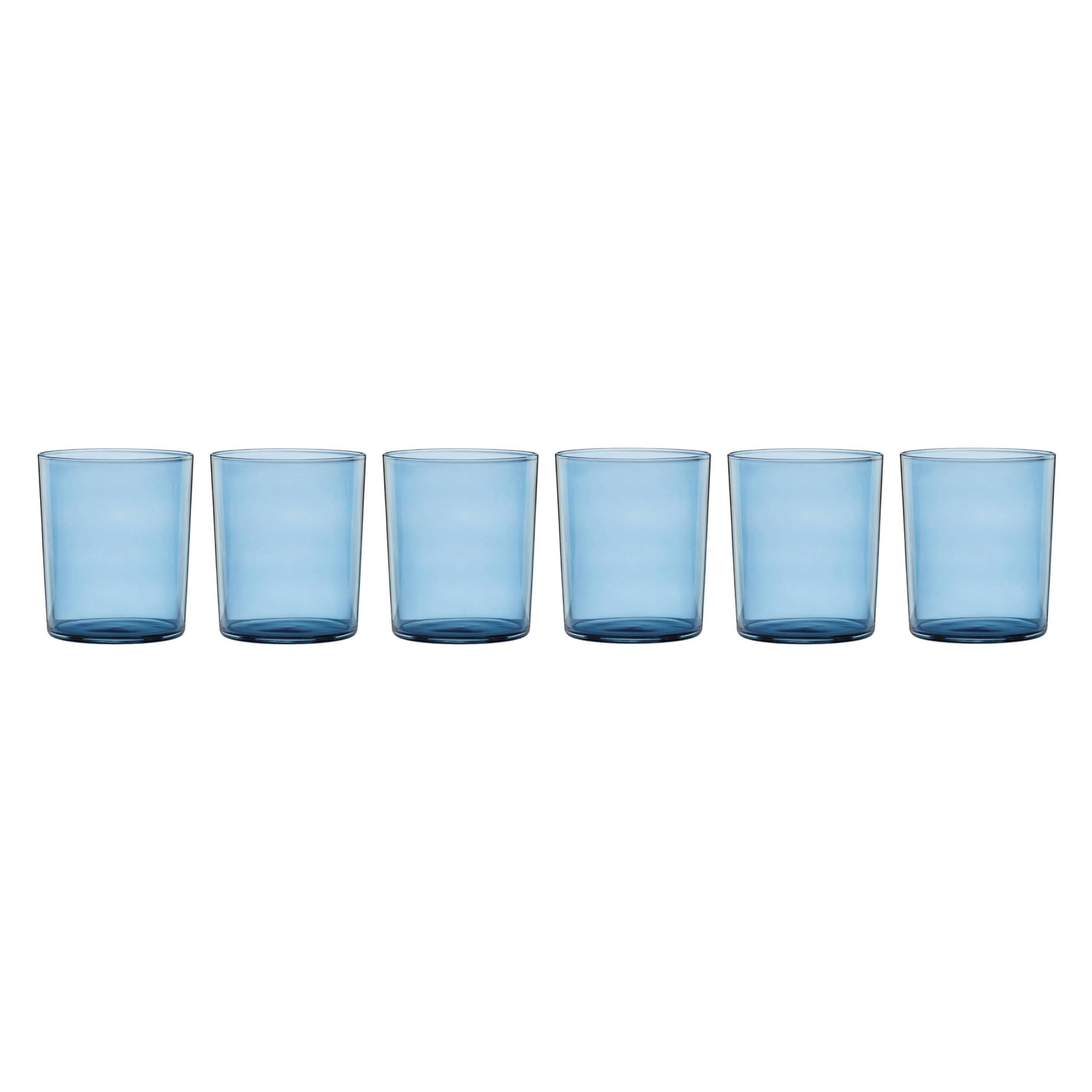 Amazon.com: Oneida Blue Stackables Tall Glasses, Set Of 6, 6 Count ...