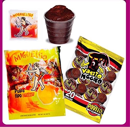 Amazon.com : Tamarind Candy Bundle - 1 x Miguelito Pulpa Chamoy 50 Pz ...