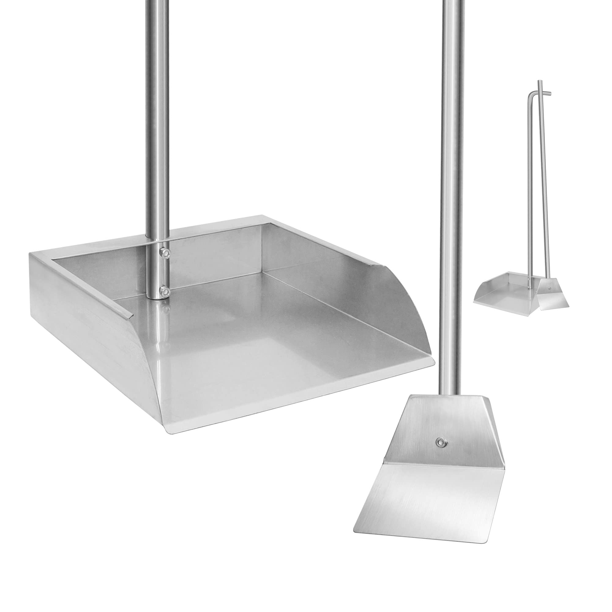 Amazon.com: Arziliyy Stainless Steel Dustpan and Spade Poop Scoop Set ...