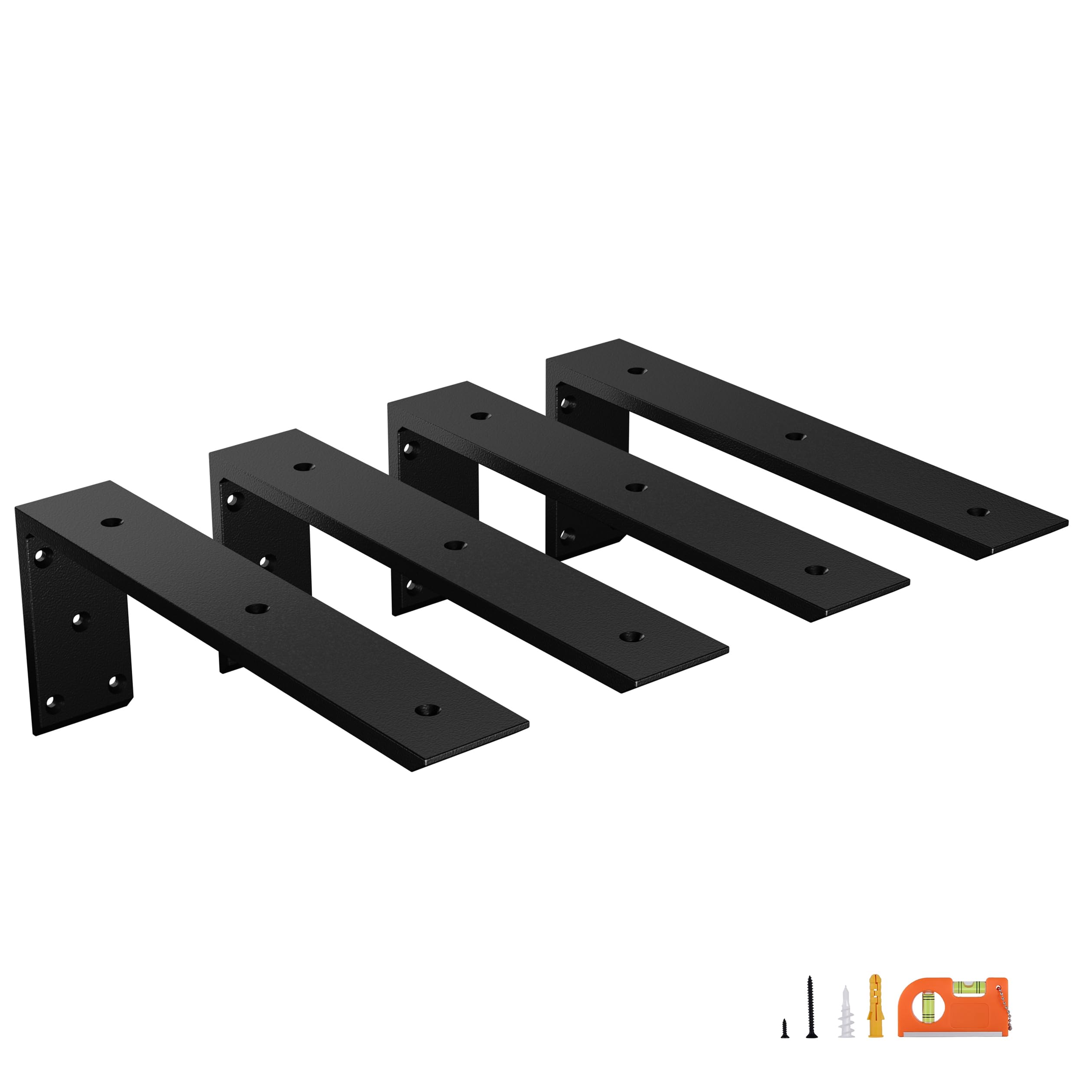 Snapklik.com : 4-Pack 16 Inch Countertop Support Brackets, Heavy Duty L ...