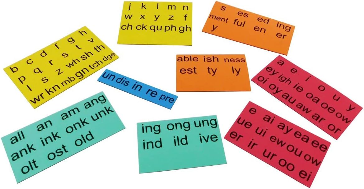 Amazon.com: Foam Phonics Magnetic Foam Reading Tiles (Second Grade ...