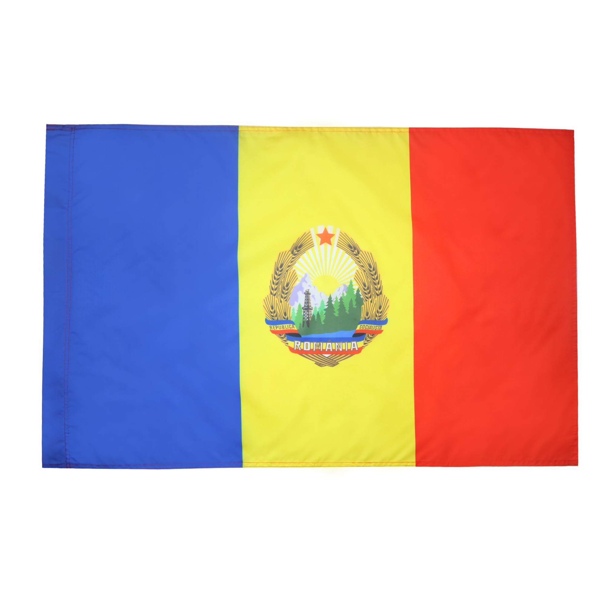 Amazon.com : Socialist Republic of Romania 1947-1989 Flag 3' x 5' for a ...