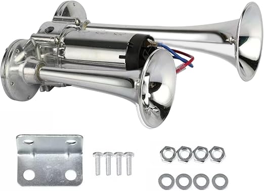 Amazon.com: Haokixin 600DB Super Loud Dual Electric Train Horns for ...