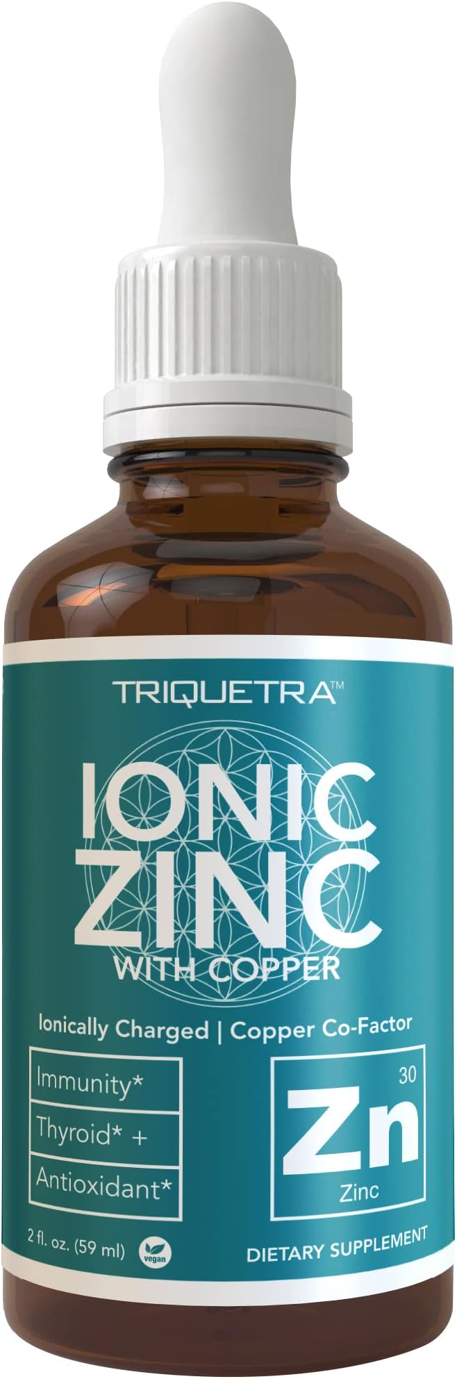 Amazon.com: Ionic Zinc Plus Copper Liquid Concentrate 240 Servings ...
