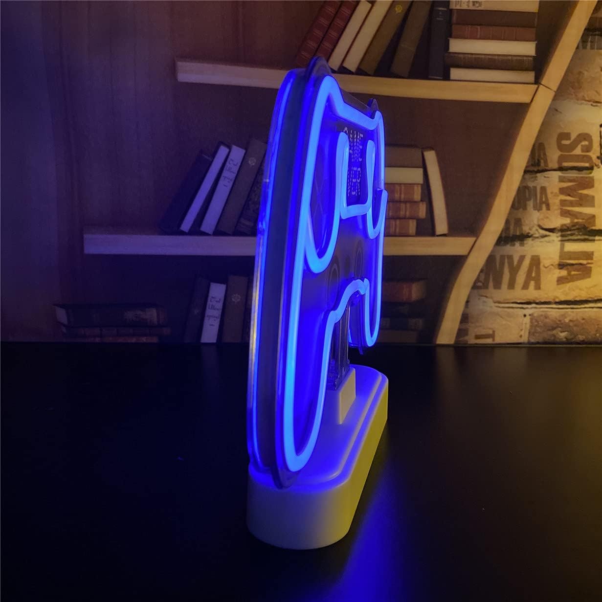 QiaoFei Game Neon Sign Blue Gaming Wall Lights Decor for Game Room Led ...