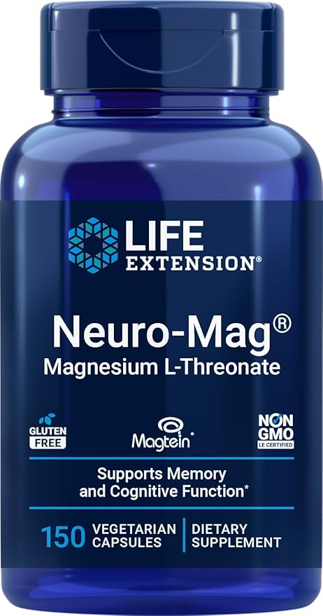 Amazon.com: Life Extension Neuro-Mag Magnesium L-Threonate, 150 ...