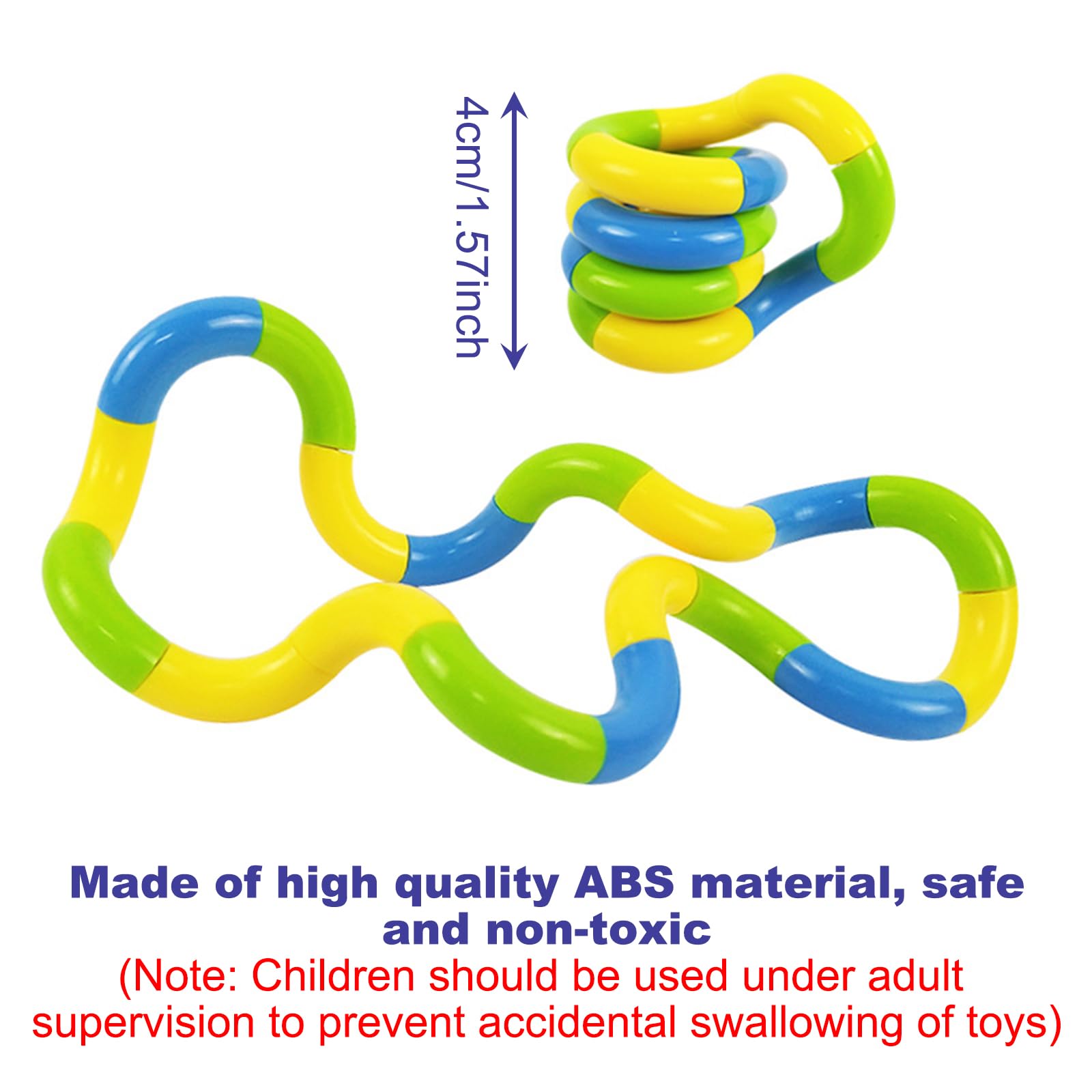 KASESSS 6 Pcs Twisted Fidget Toys, Fidget Toys Adults, Fidget Toys for ...