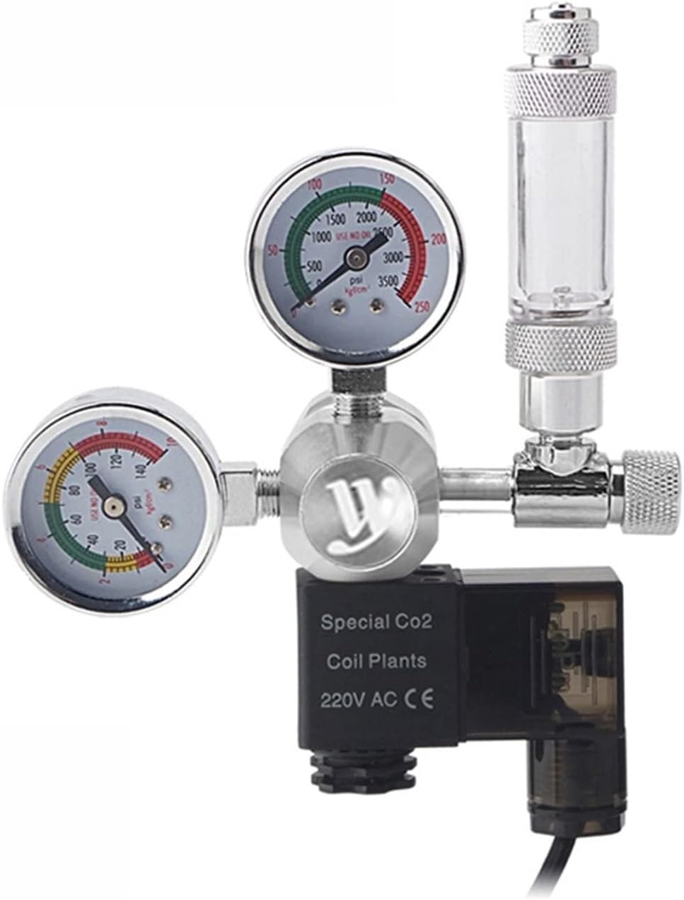 CO2 Regulator CO2 Regulator By Carbon Accelerator For C02 Tanks With Solenoid Valve Bubble Meter ...