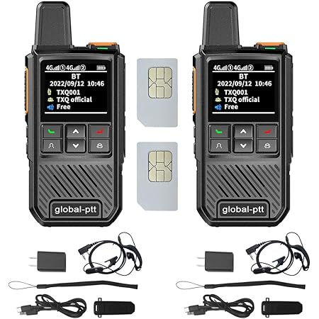 Amazon.com: Wurui TXQ Global-ptt 4G LTE walkie talkies G1 Professional ...