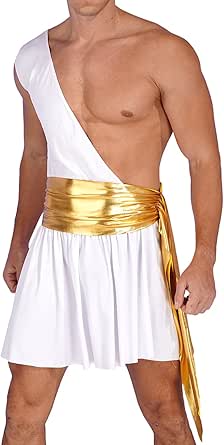 Amazon.com: YiZYiF Men's One-Shoulder Harness Mr. Toga Party Costume ...