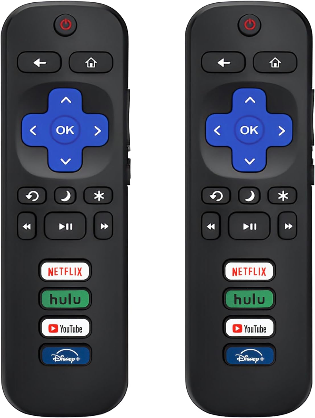 EFGWXYZ (Set of 2) Replacement Remote Controls Exclusively for Roku TV ...