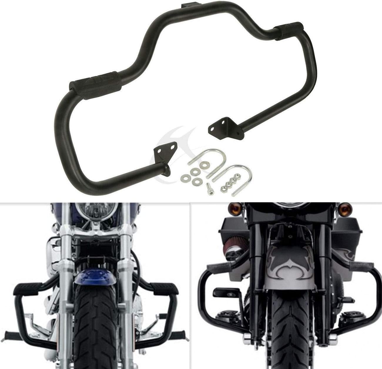 Amazon.com: TCT-MT 1 1/4" Engine Guard Highway Crash Bar Fit for Harley ...