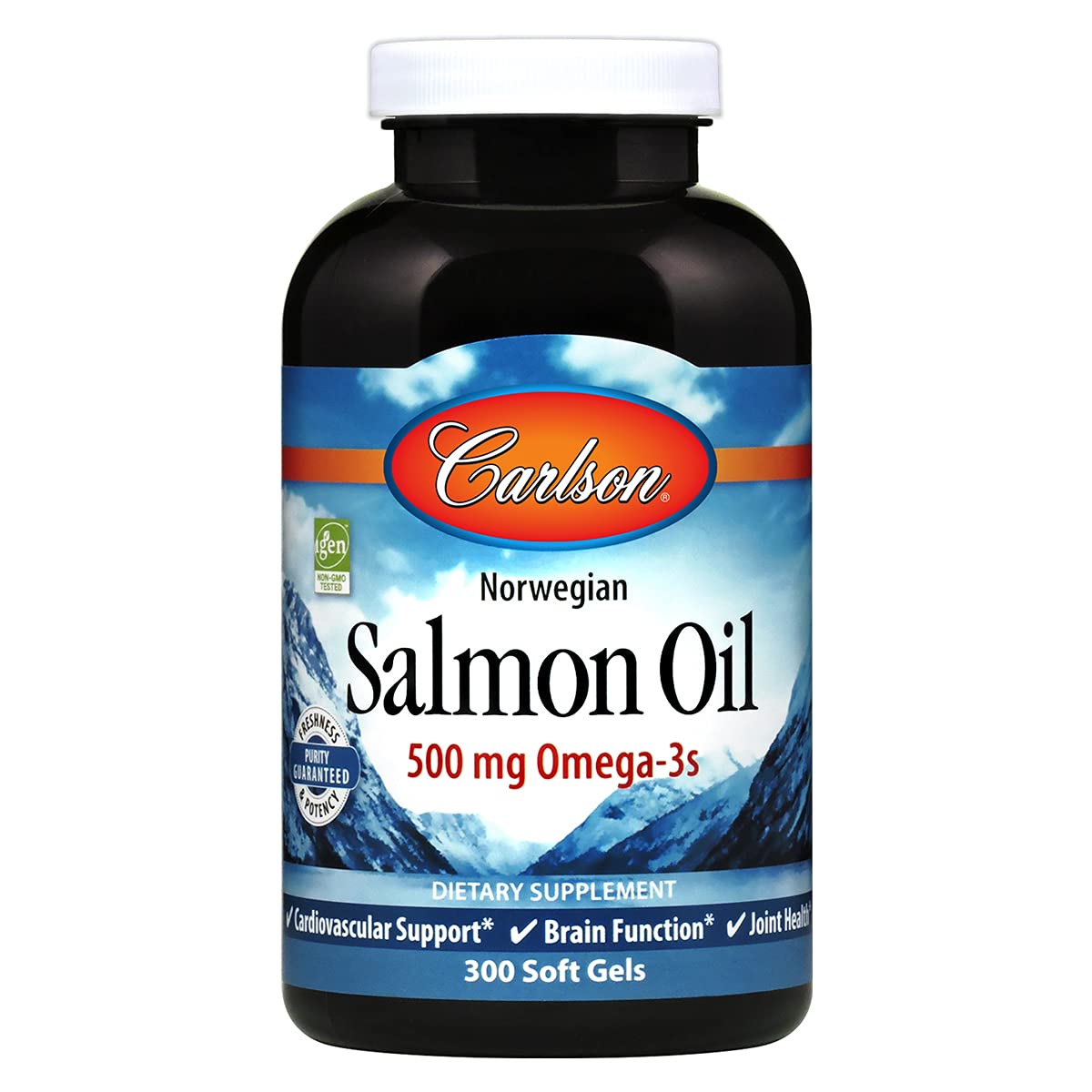 Buy Carlson - Norwegian Salmon Oil, 500 mg Omega-3s, Norwegian Salmon ...