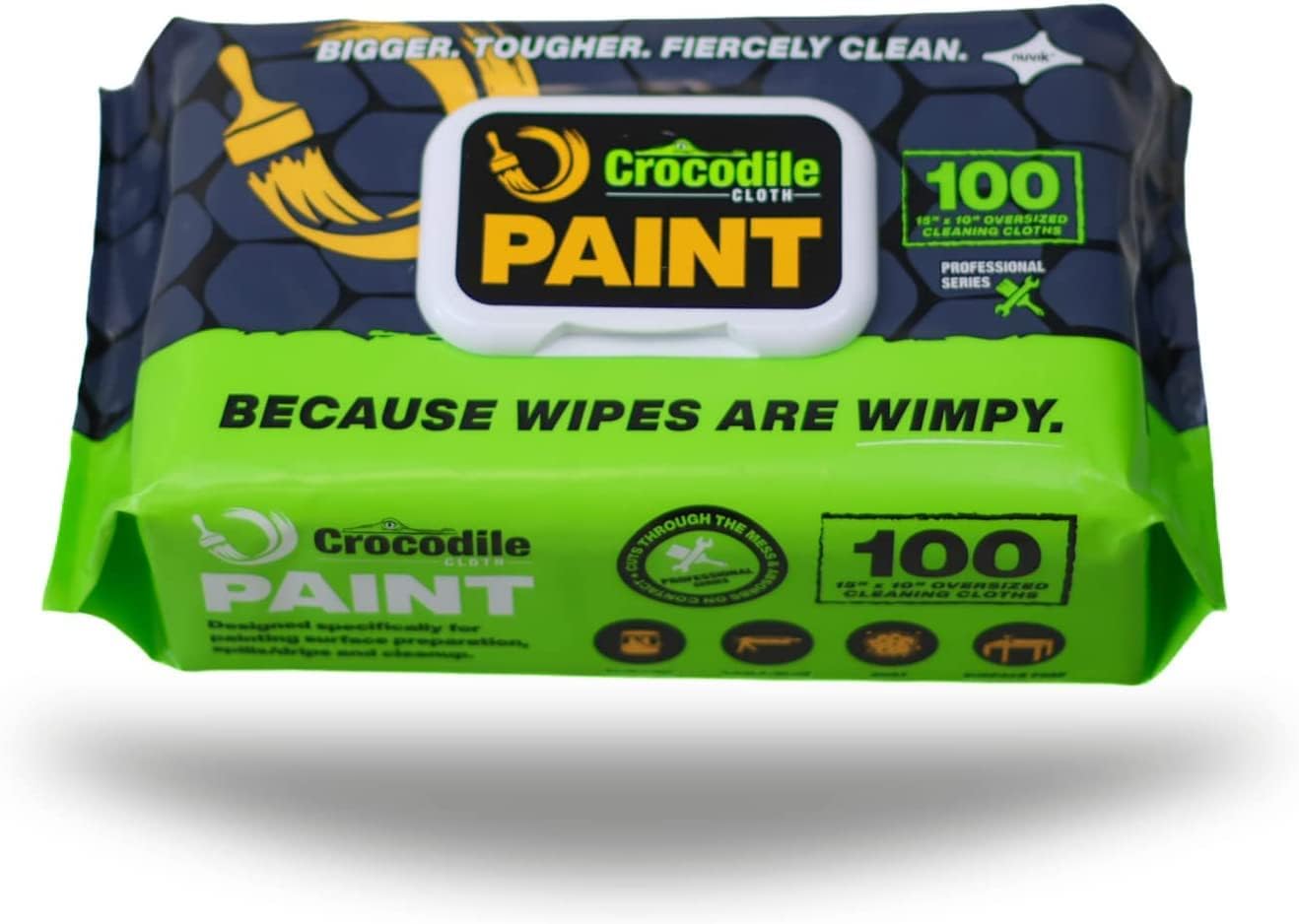 Amazon.com: Crocodile Cloth Paint Cleaning Wipes - The Stronger Easier ...