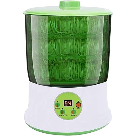 Amazon.com: Kitchen Crop VKP1200 Seed Sprouter, | 6" Diameter Trays, 1 ...