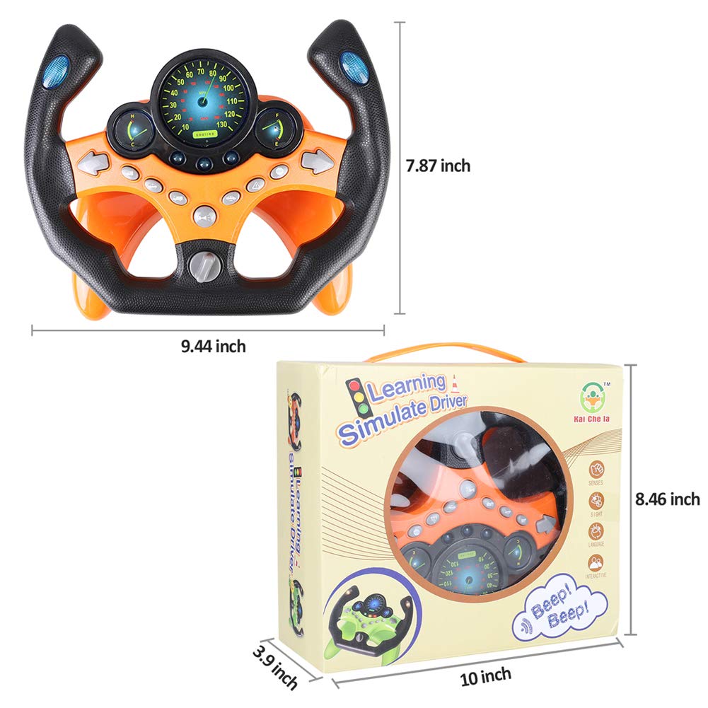 Snapklik.com : Coherny Steering Wheel Toy Driving Controller Portable ...