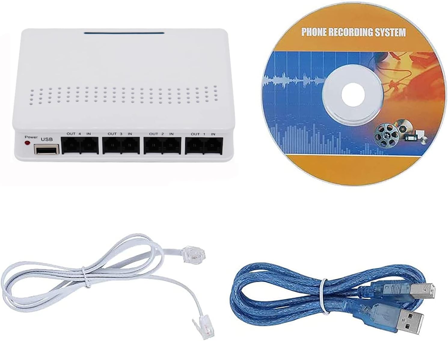 Phone Recorder, 4 Channels USB Telephone Voice Philippines | Ubuy