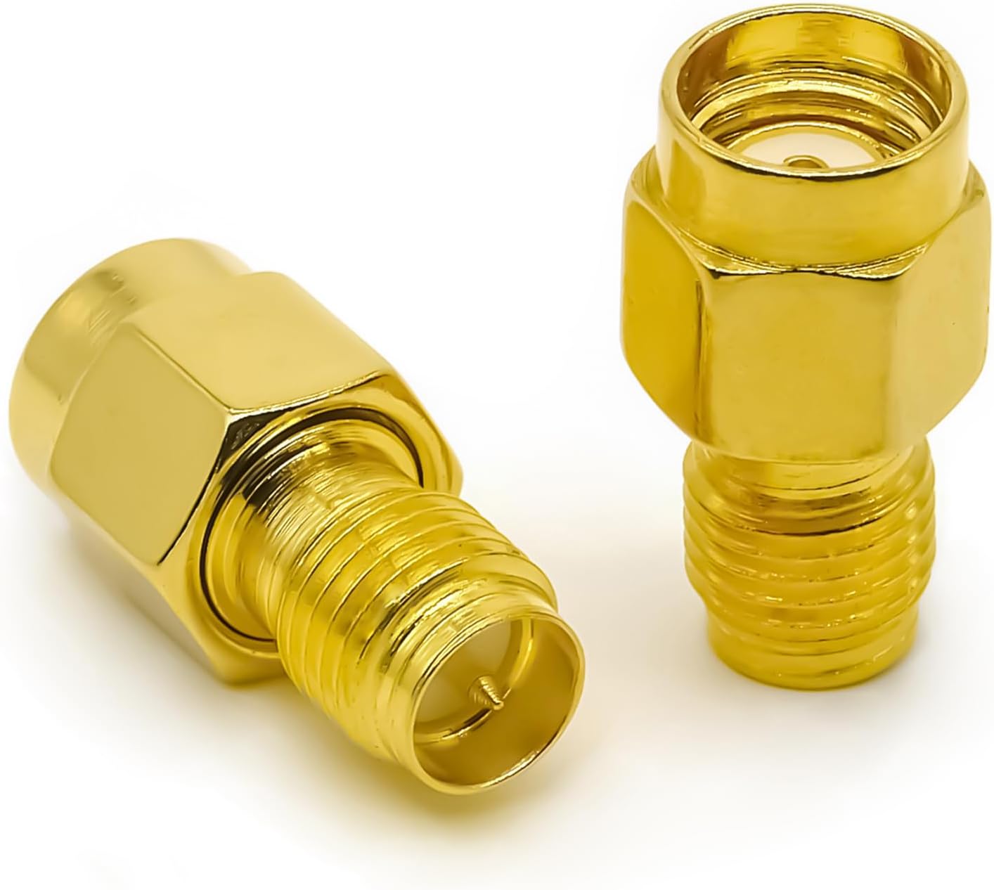 Amazon.com: Ahoaepy 2PCS SMA Connector Cable Gender Changer, RP SMA Female to RP SMA Male ...