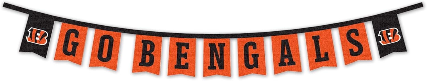 Amazon.com: Cincinnati Bengals Banner String Pennant Flags : Sports ...