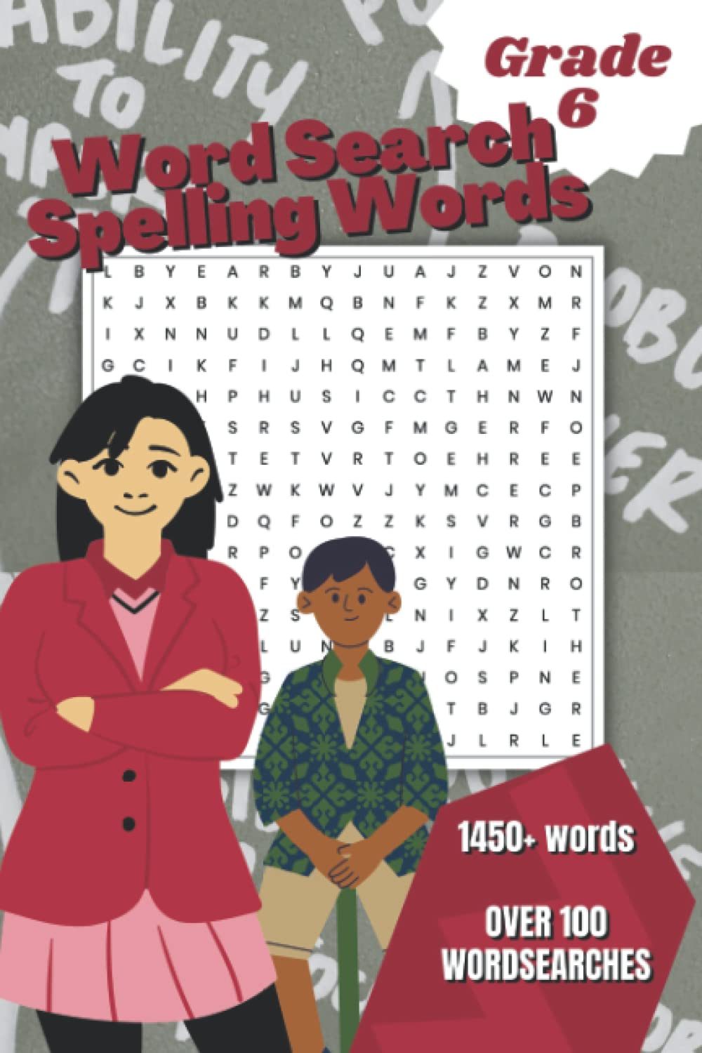 6th Grade Spelling Words Word Search | Grade 6: Loges, M S ...