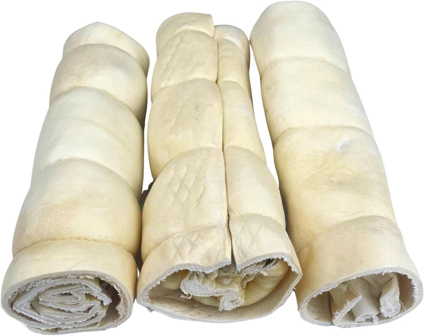 Beef Cheek Rolls - Premium Jumbo Beef Cheek Rolls Dog CHEW Treat - *(12 ...