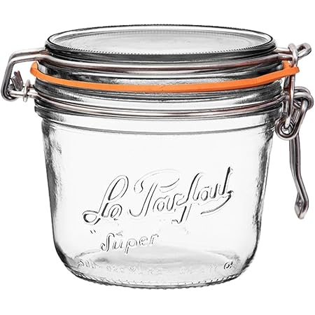 Amazon.com: Le Parfait Super Jar - 500ml French Glass Canning Jar w ...